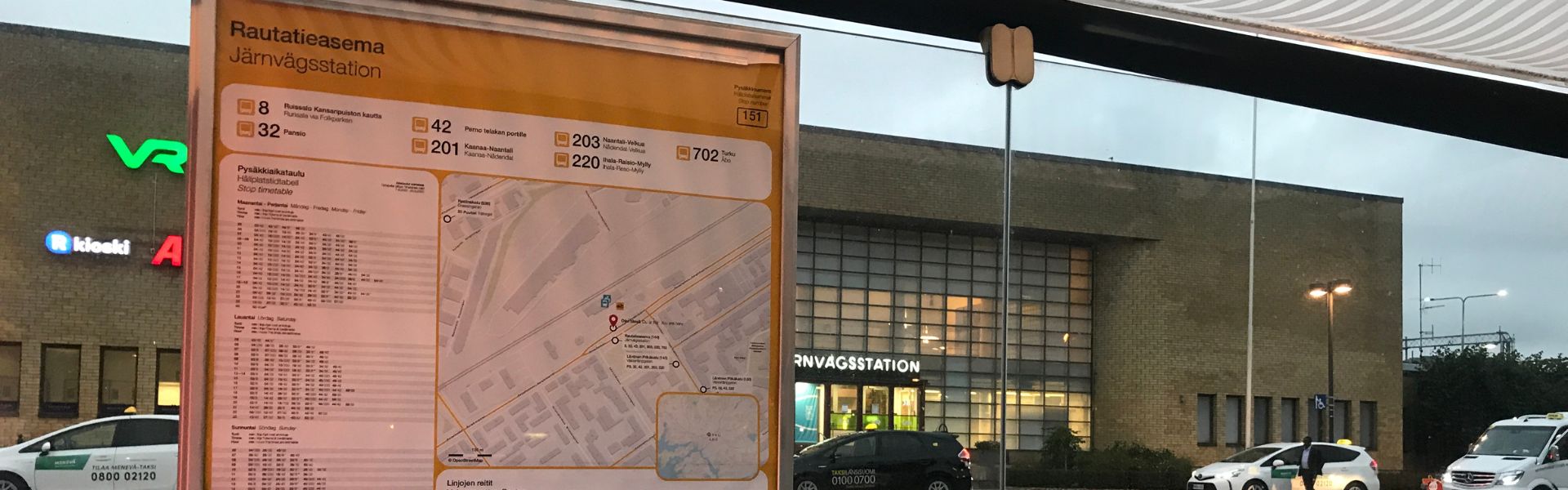 Turku Region Public Transport Föli – Bus stop schedule poster generator